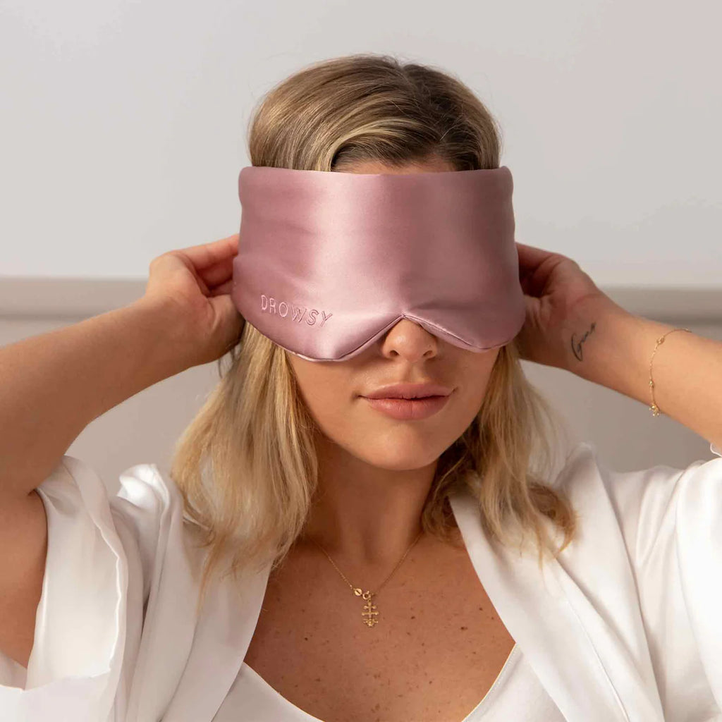 DROWSY Sleep Mask in Rose Damask – shopatanna