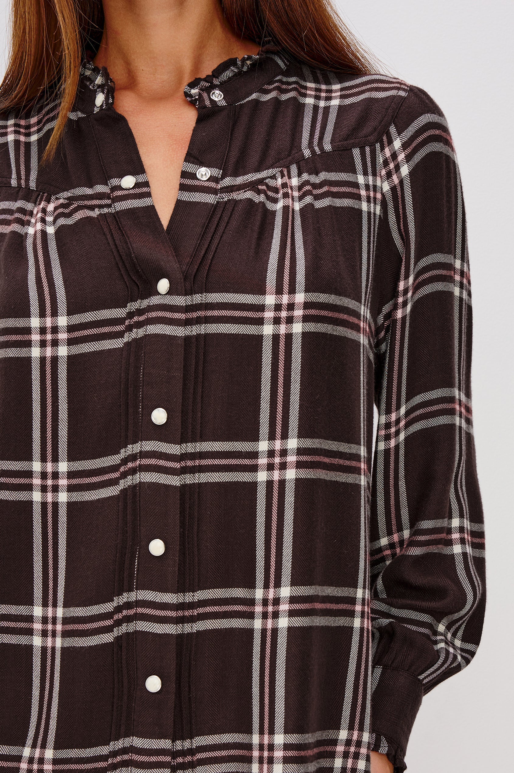 Rails Alanna Shirt in Chocolate Napoleon – shopatanna