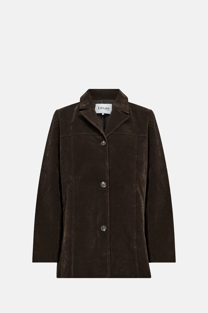 Levete Room Nioba Jacket in Coffee – shopatanna