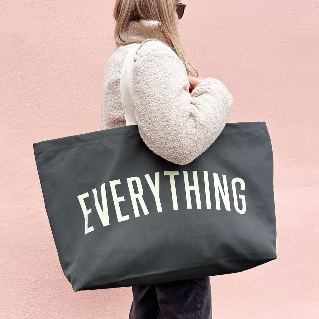 Alphabet Bags Everything Really Big Bag in Grey – shopatanna