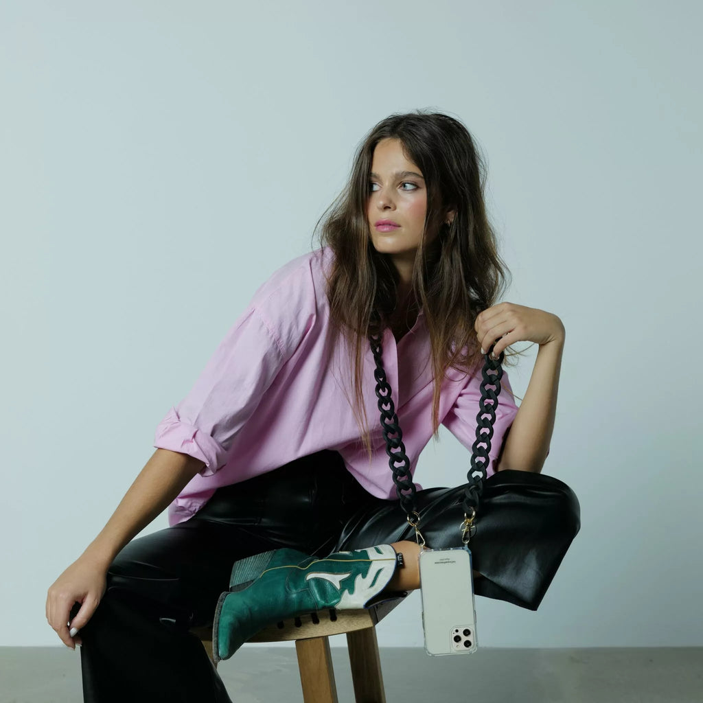 LCF Sarah Matte Black Chain – shopatanna